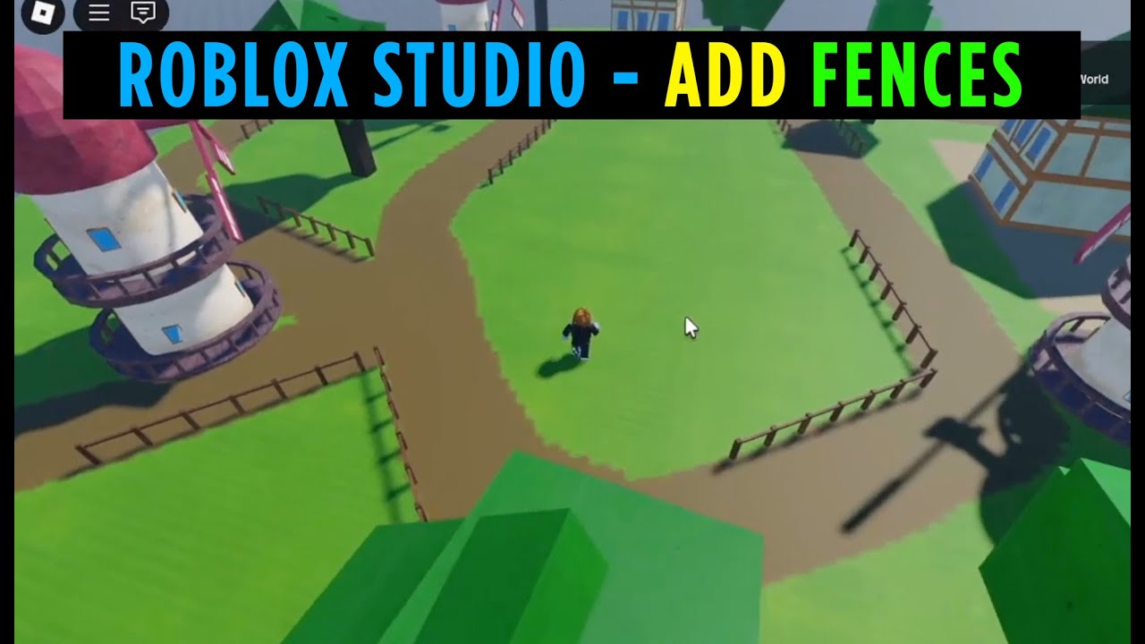 How to add fence in roblox studio #robloxstudio #roblox # ...