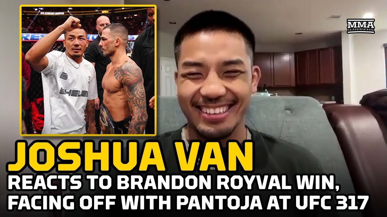 Joshua Van REACTS to Fight of the Year Performance, Facing Alexandre ...