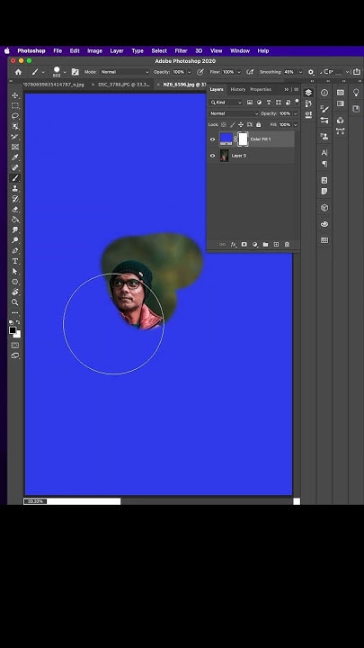 Create Solid Color Fill or Adjustment Layer - YouTube