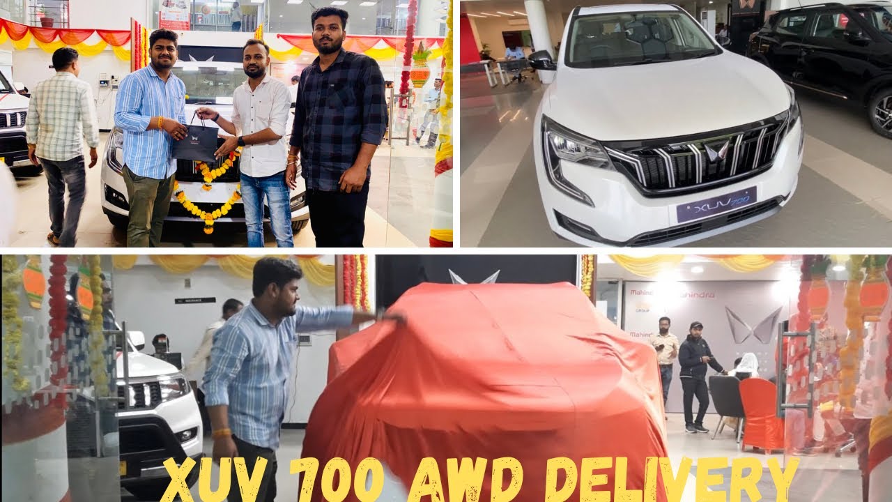 Taking Delivery of XUV 700 AX7L AWD - YouTube