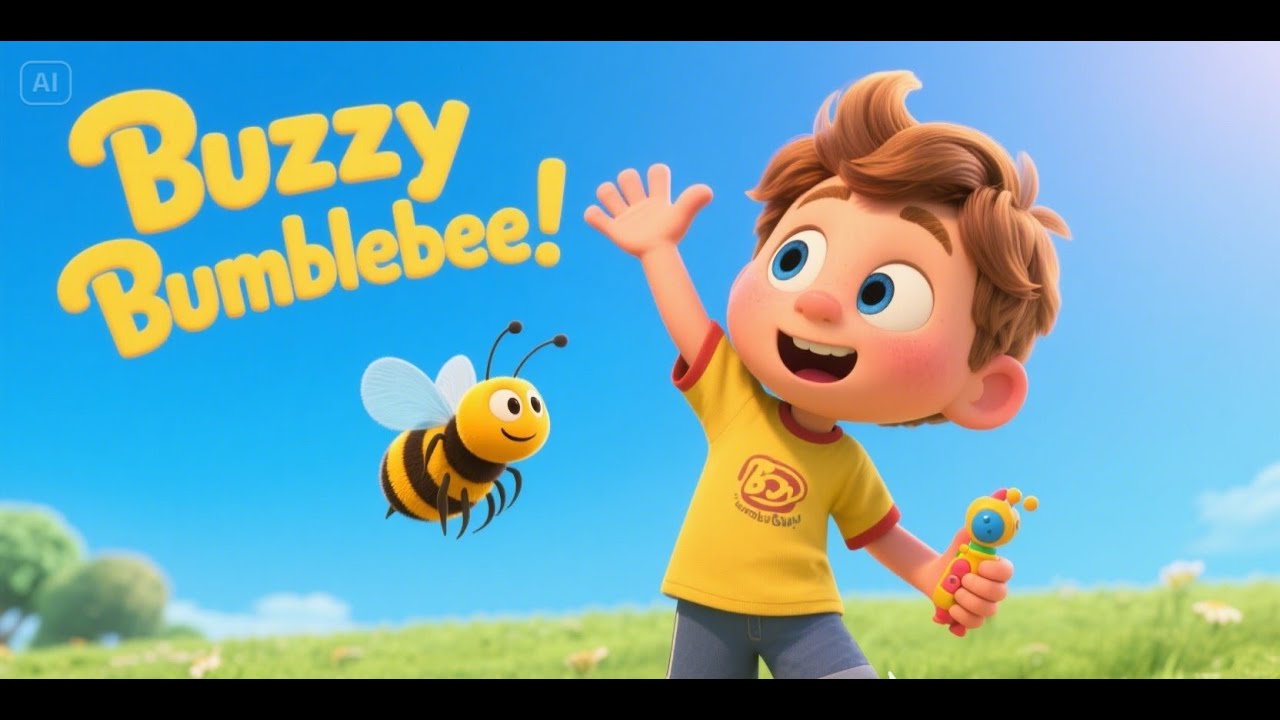 Buzzy Bumblebee! | Nursery Rhymes | Kid's Songs | Children's Songs ...