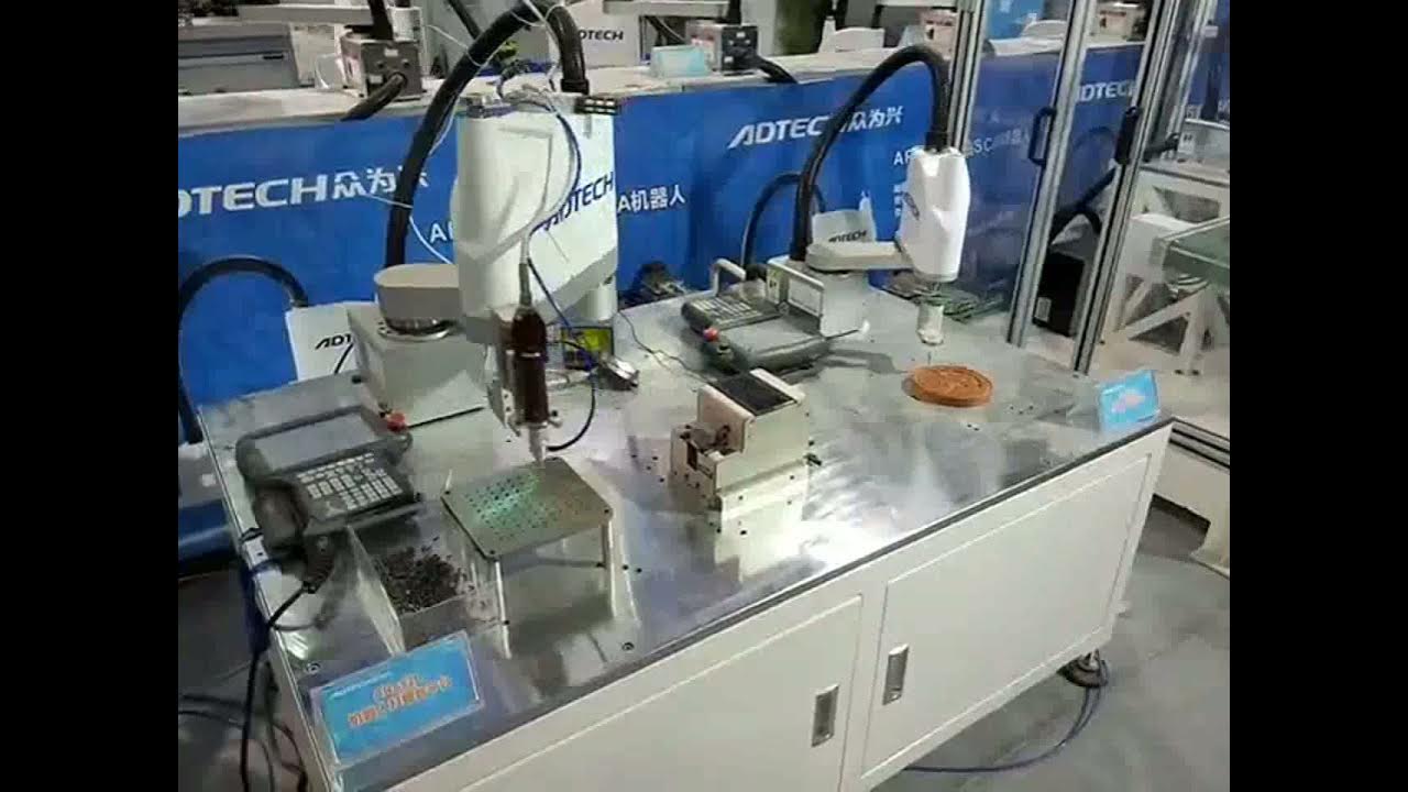ADTECH SCARA Robots apps - YouTube
