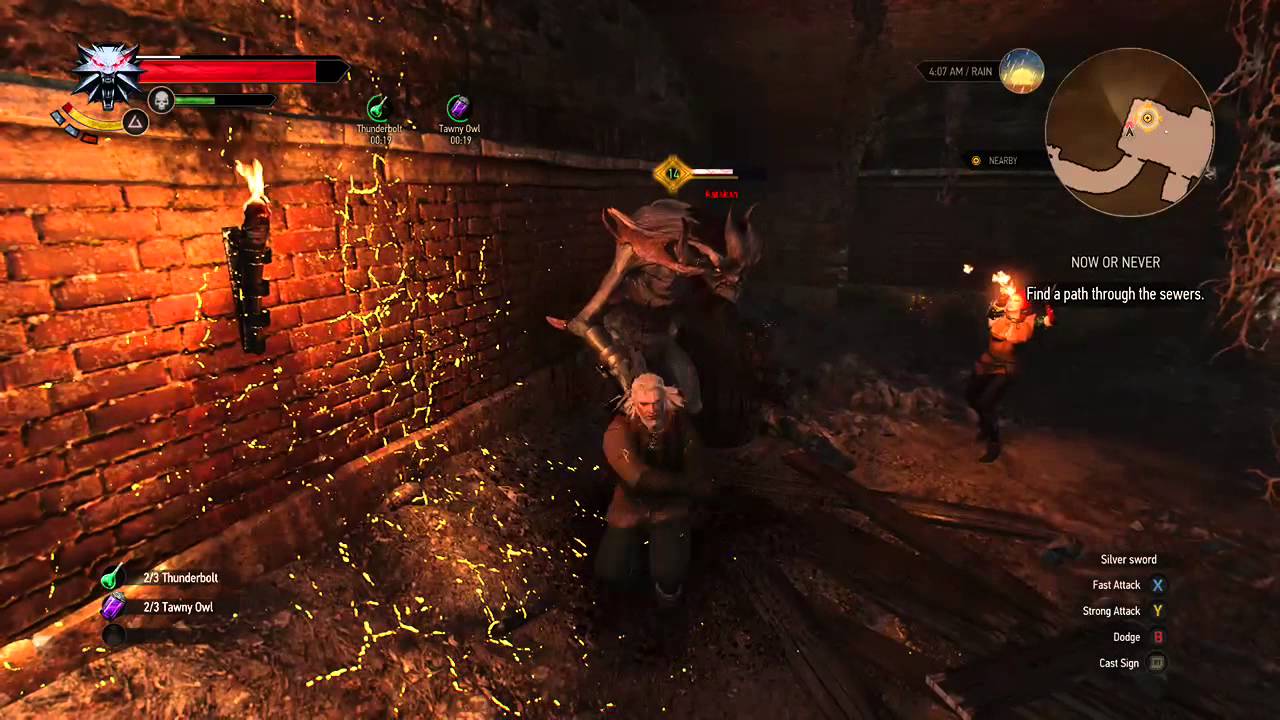 The Witcher 3: Wild Hunt - Killing the Katakan Vampire - YouTube