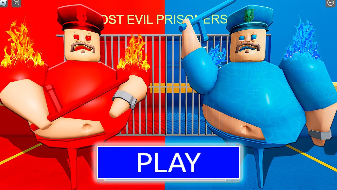 FIRE BARRY VS WATER BARRY In Barry Prison Run! - YouTube