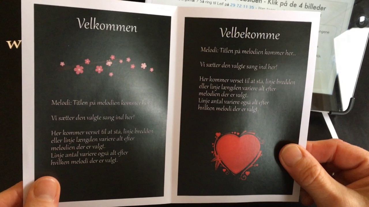 Velkommen Sang Velkommen/ Velbekomme Sang Med Stjerne.