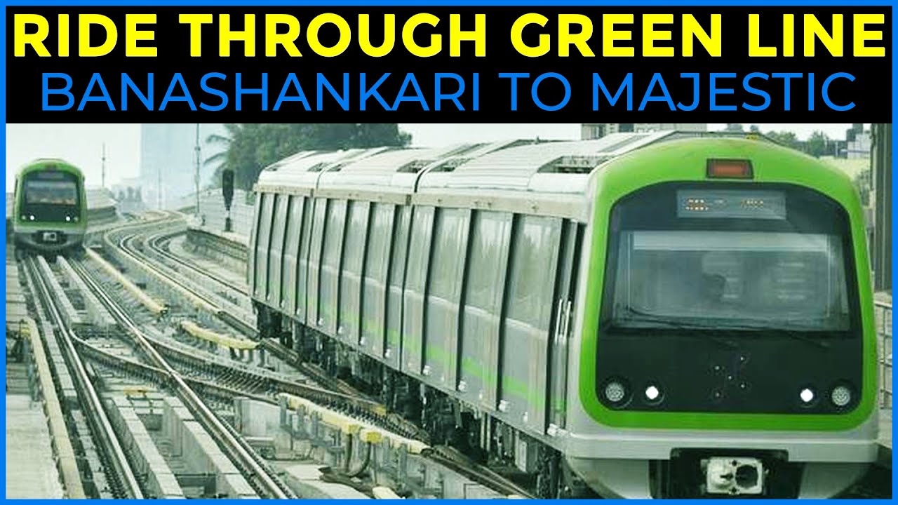 Bangalore Metro || Ride Through Green Line Of Namma Metro || Namma ...