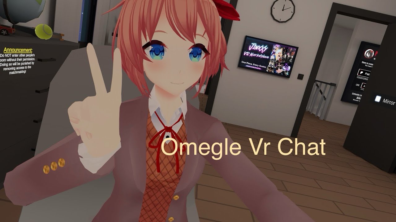 I went to Omegle(in Vr chat) because of boredom. - YouTube