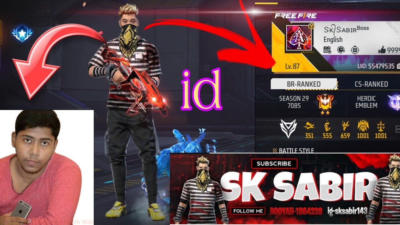 @sksabir-gaming sk sabir boss id sk sabir boss uid || sk sabir boss ki ...