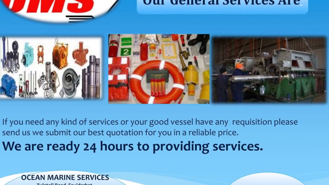 Ocean marine services (OMS) - YouTube