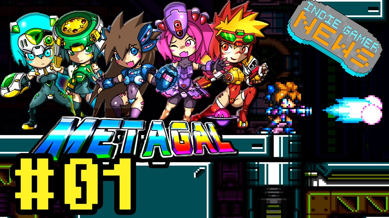 Let's Play Metagal Gameplay - #01 - Mega Man? More like Mega Gal! - YouTube