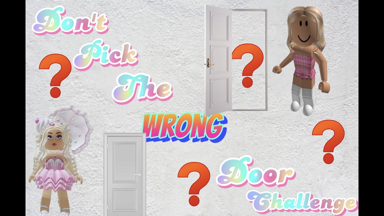 Adopt Me Door Challenge - YouTube