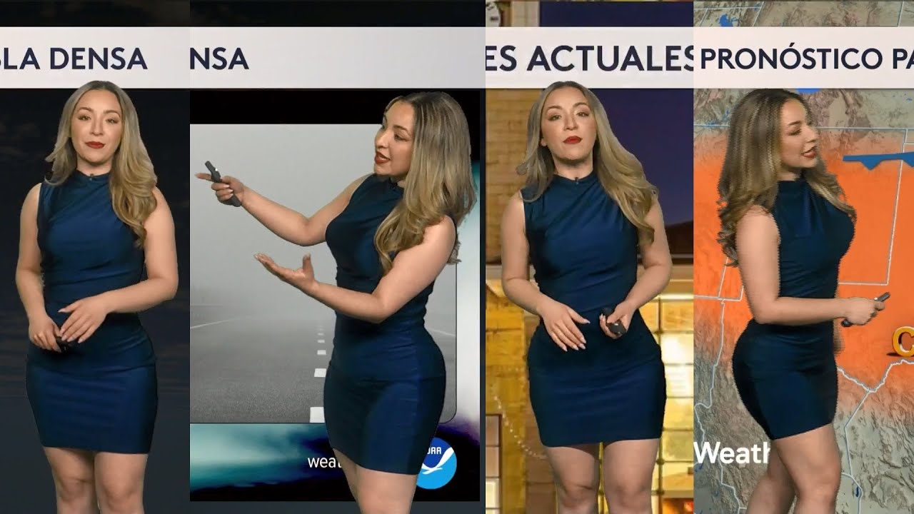 Maria Perez for Univision 48 with the weather report for December 19 ...