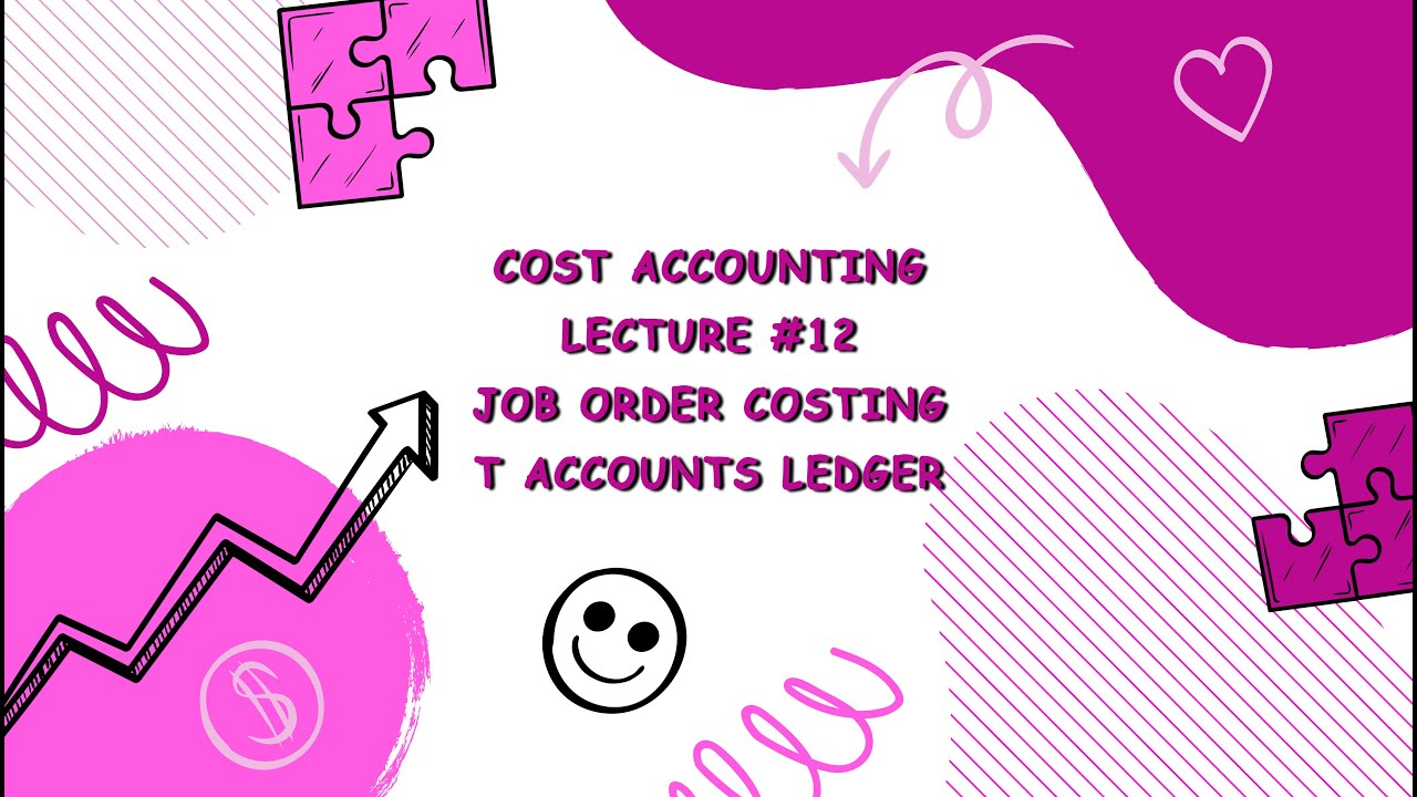 Cost Accounting Lecture #12 | Job Order Costing | T Accounts Ledger ...