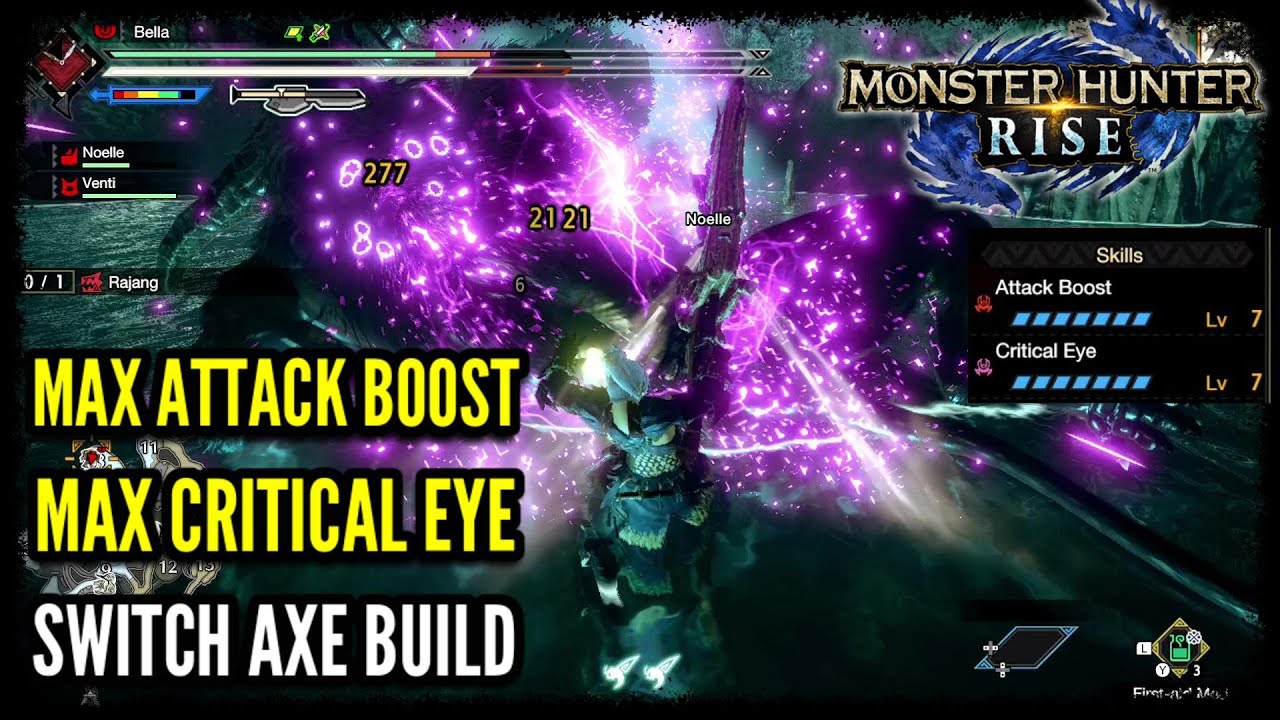 Max Attack Boost & Max Critical Eye Build in Monster Hunter Rise Switch ...