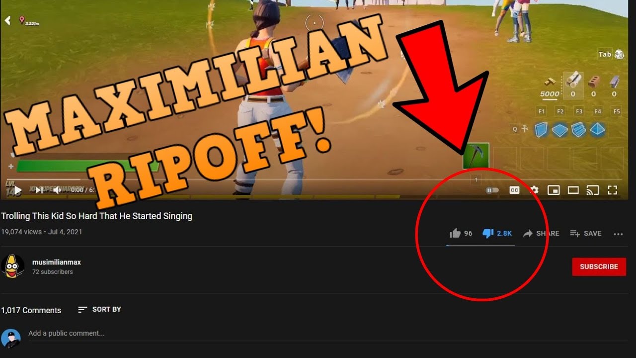 I found the WORST channel on YouTube! (maximilianmus ripoff) - YouTube
