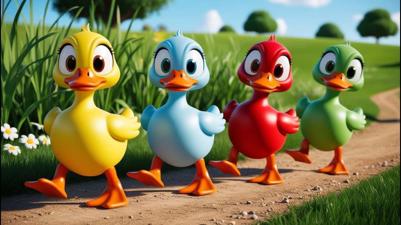 The Little Duckling | Nursery Rhymes | Five Little Ducks | #kidssong ...