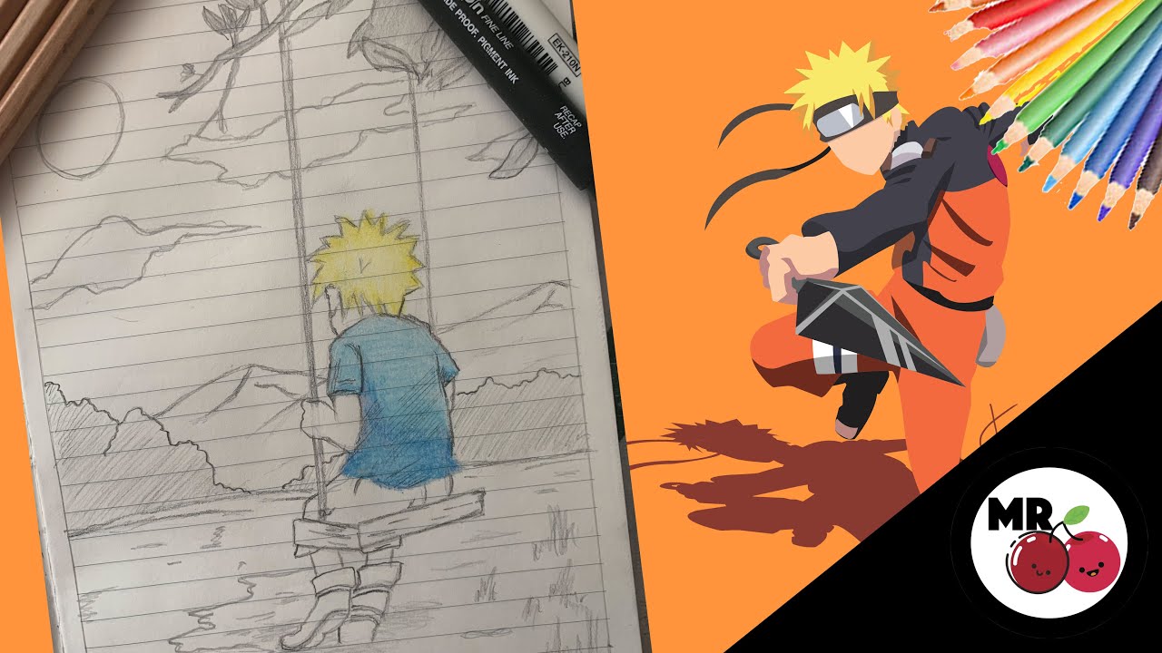 How to draw SAD? Naruto!!! - Notebook sketches - YouTube
