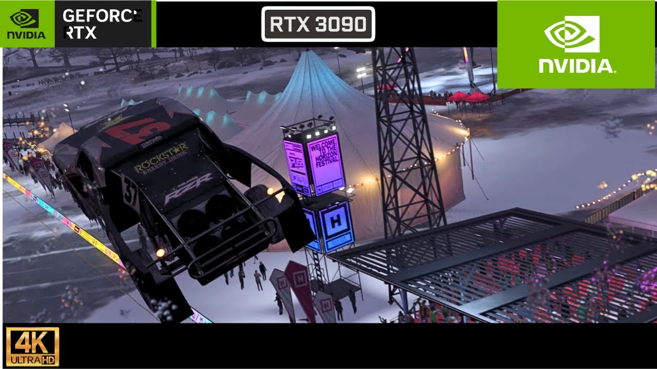 Forza Horizon 4: Drive On Frozen Lake - RTX ON Full Max Graphics - (PC ...