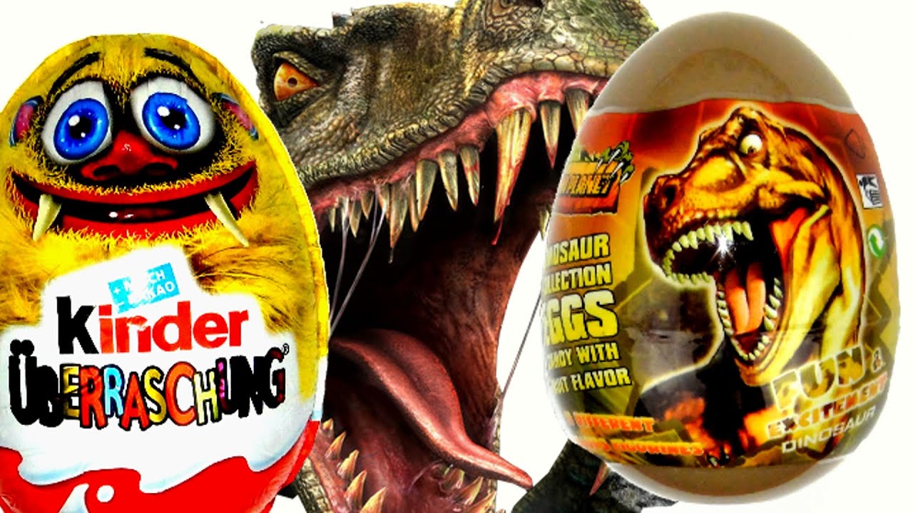 Dinosaur Collection Eggs Candy Kinder Surprise Egg Monsters Special ...