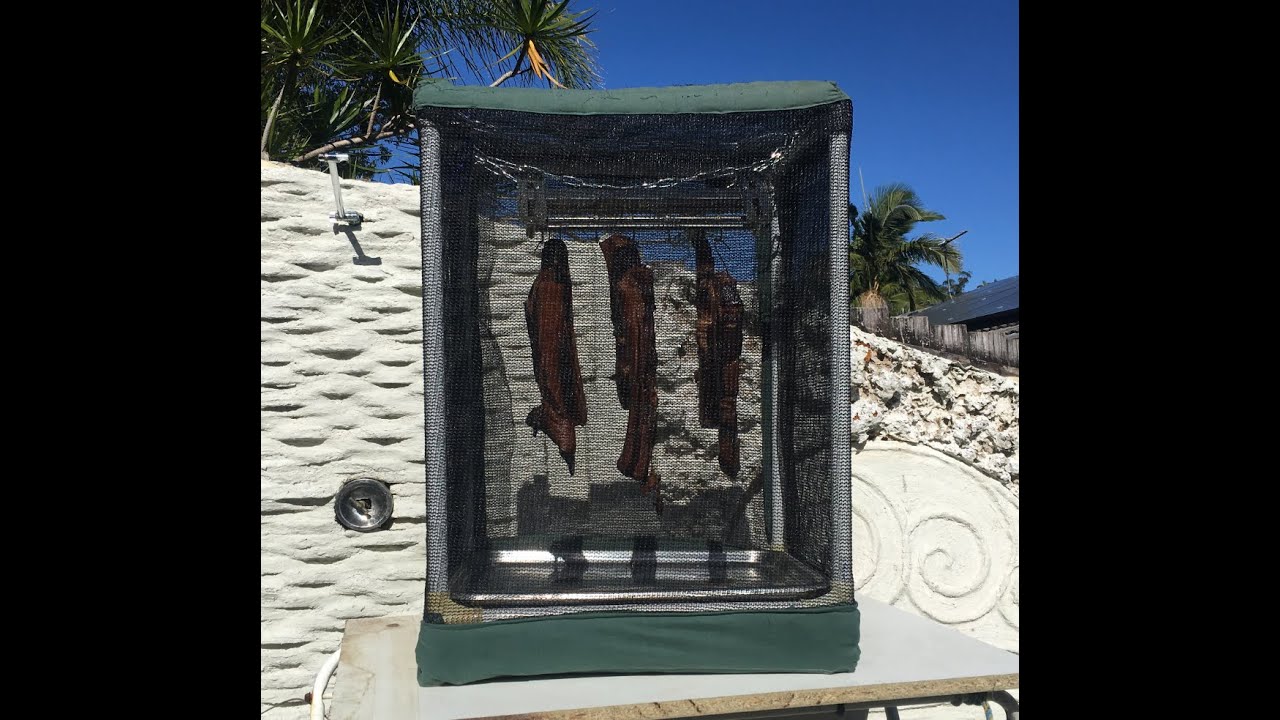 DIY Meat Dryer Outdoors - YouTube