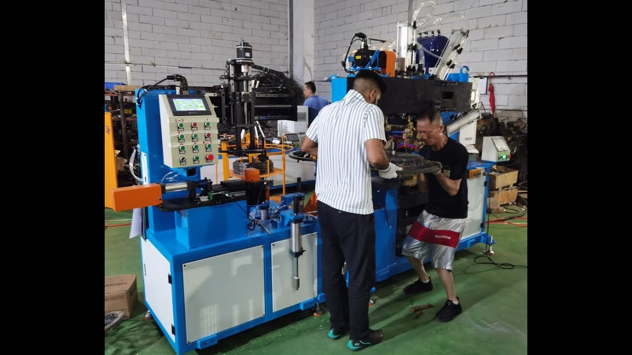 Automatic Industrial Fan Guard Making Machines for Making Spiral Wire ...