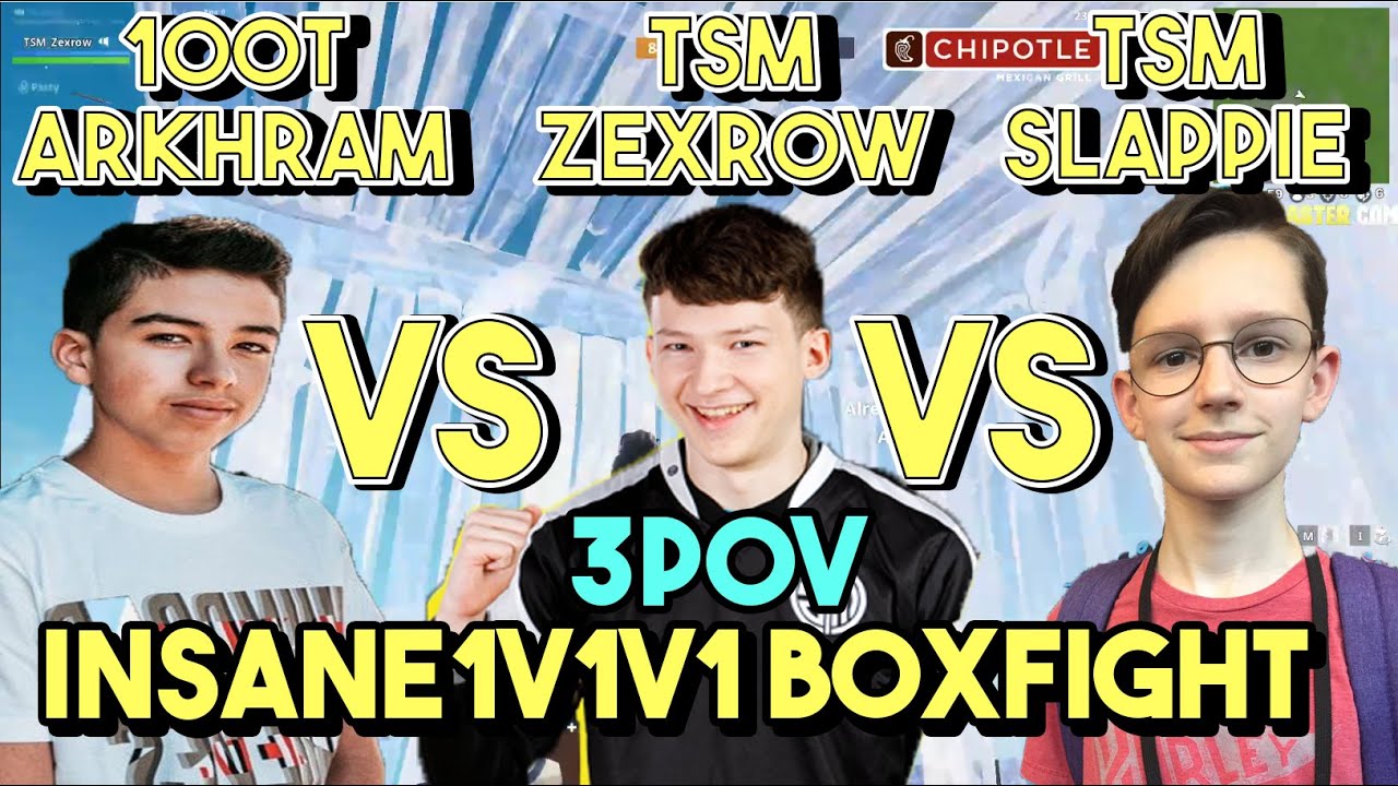 3POV - *INSANE* Solo Cash up Warm up 1v1v1 Box Fight - TSM Zexrow VS ...