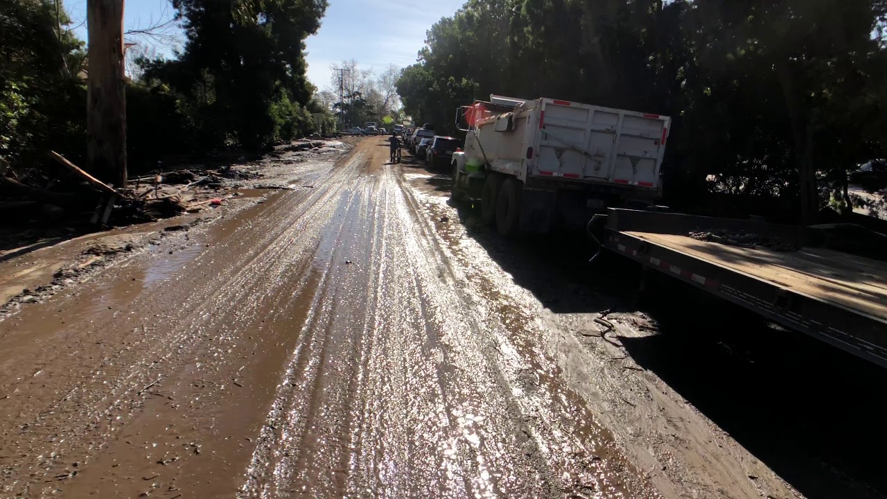 Catastrophic Southern California Flash Flooding 1/10/18: Olive Mill ...