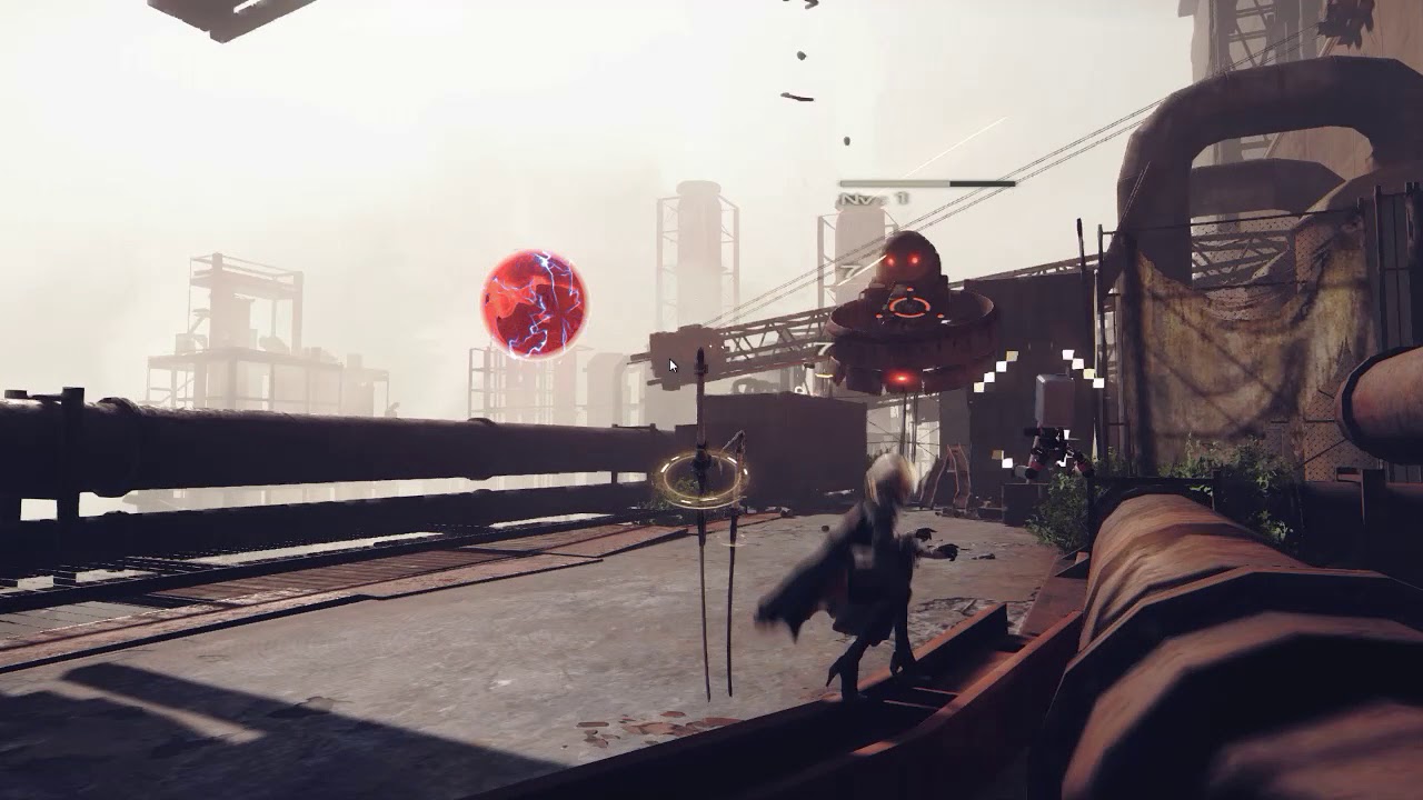 NieR Automata 32:9 3840*1080 (simulando resolucion sansung CHG90 ...