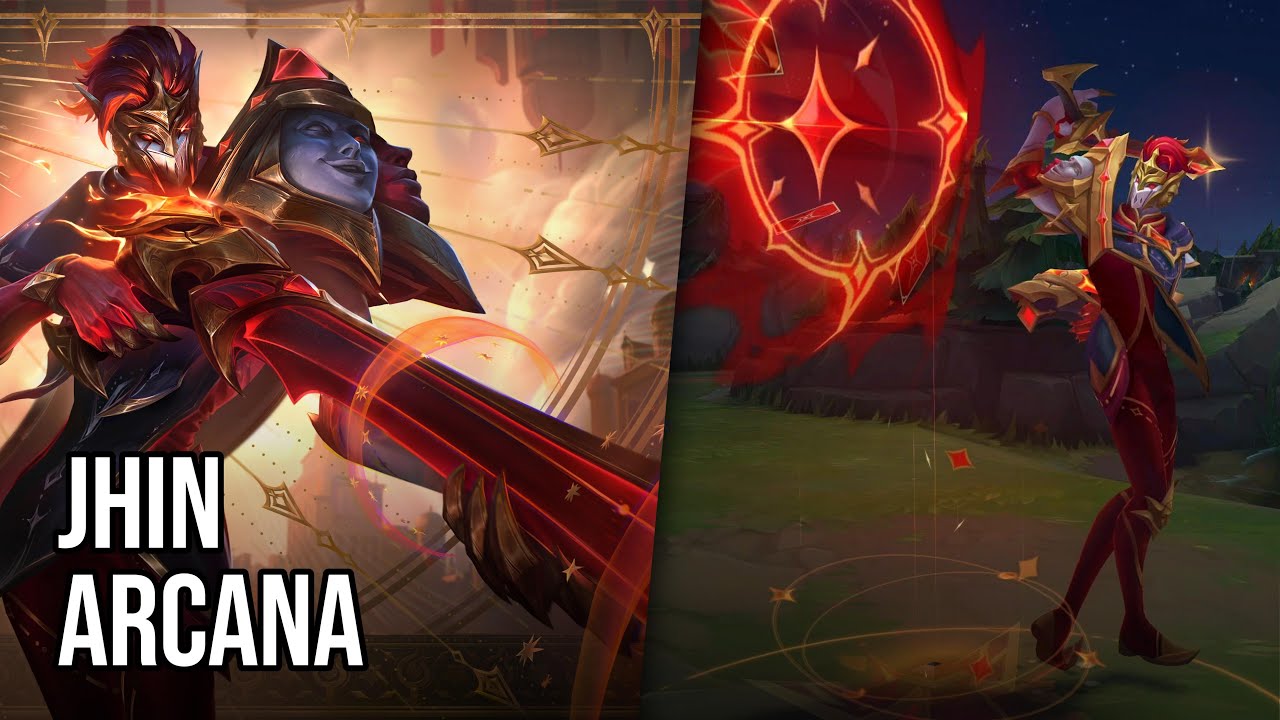 Arcana Jhin Skin | League of Legends | Chromas Skin - YouTube