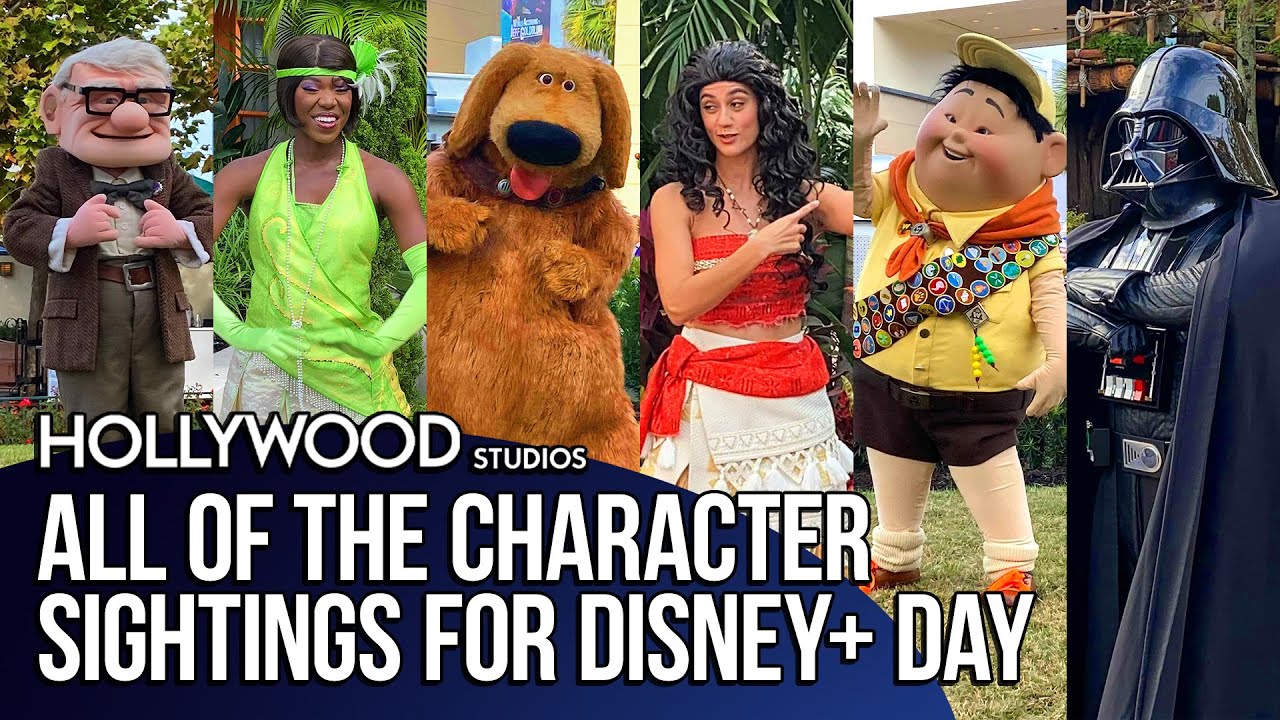 All Of The Character Sightings For Disney+ Day At Disney’s Hollywood ...