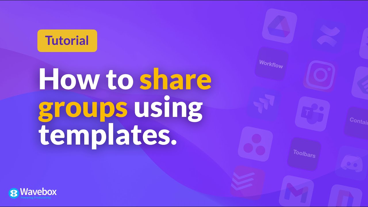Share a Group & Onboard Co-Workers Using Templates - YouTube