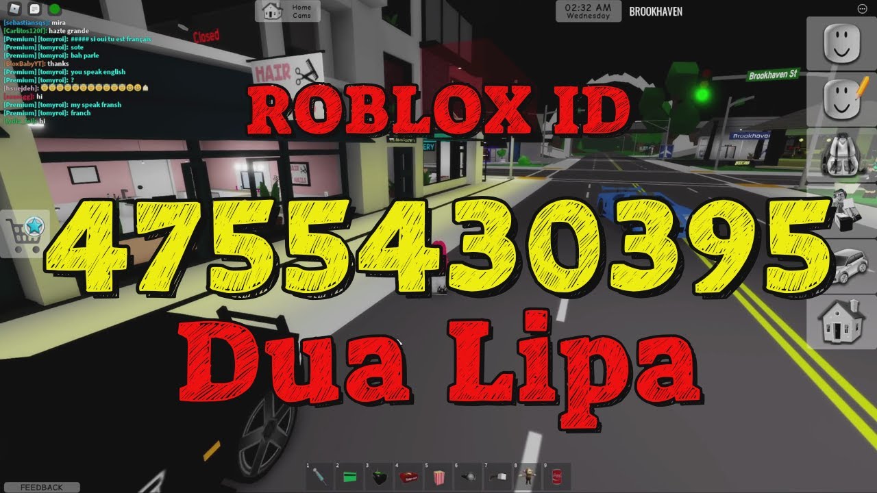 Dua Lipa New Rules (Omulu Remix) Roblox Code - YouTube