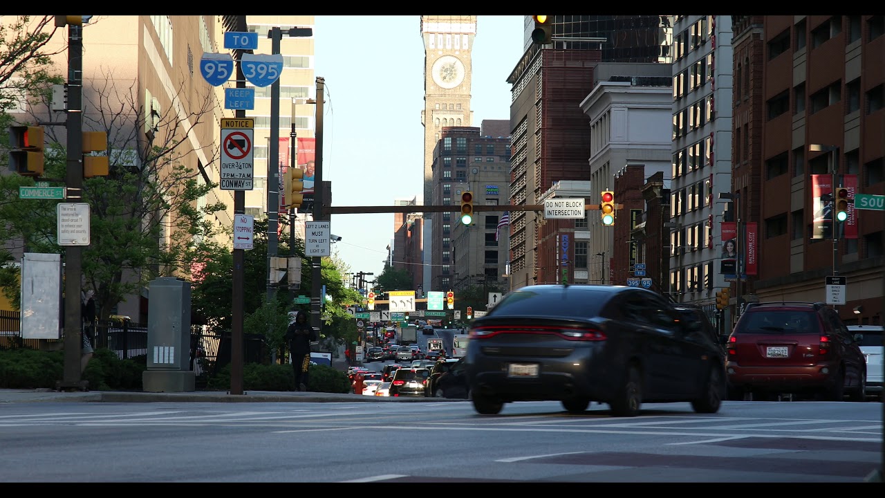 Baltimore Early Morning Street Scenes - YouTube