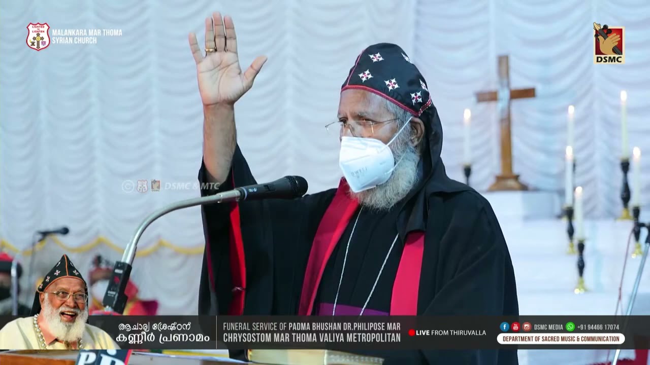 Sermon:Rt. Rev. Joseph Mar Barnabas Episcopa | Funeral Service of Mar ...