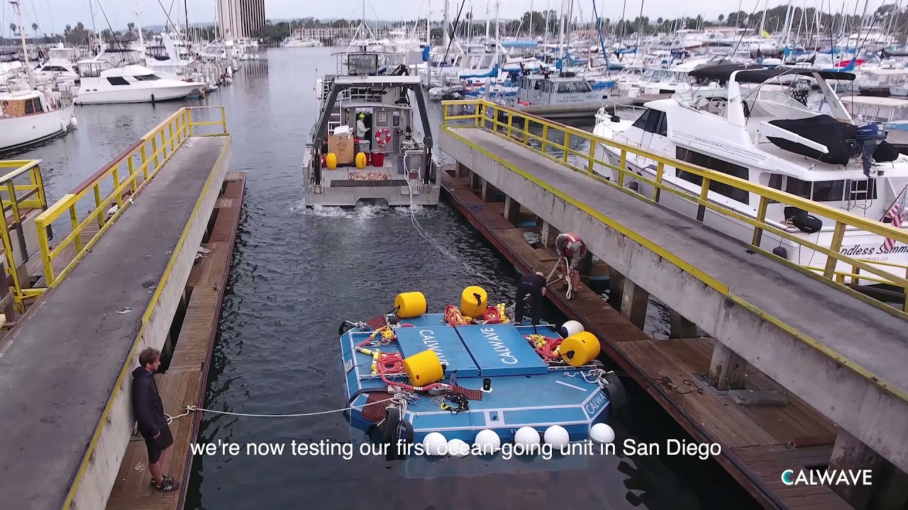 CalWave 2021 Open Ocean Pilot of x1 - YouTube
