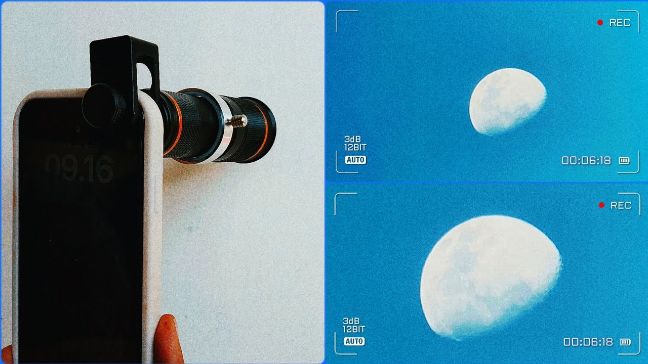 LIHAT BULAN SORE HARI PAKE HP+LENSA ZOOM.⚠️.⛔. - YouTube