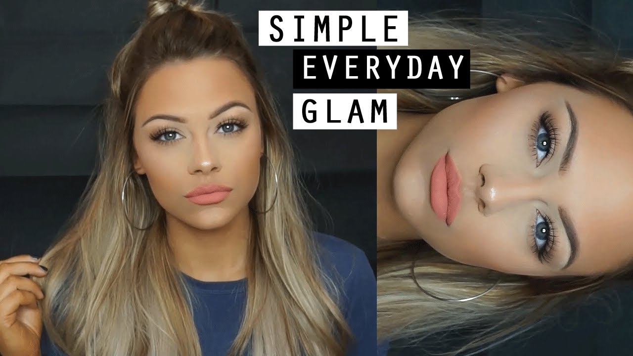 SIMPLE EVERYDAY GLAM - YouTube