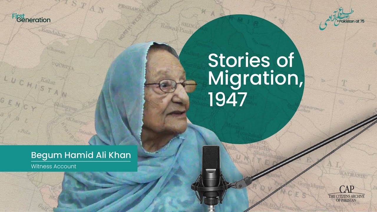 First Generation | Stories of Migration: Begum Hamid Ali Khan ...