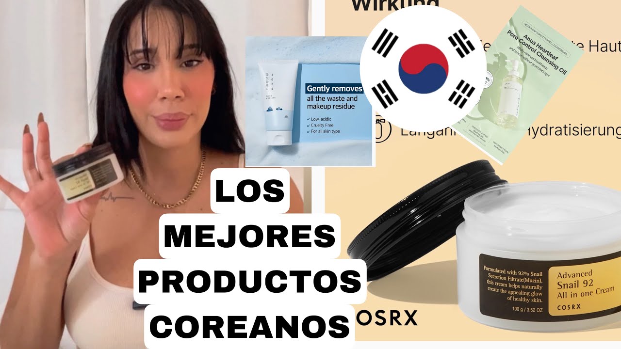 LOS MEJORES PRODUCTOS COREANOS CAMBIARÁN TU CARA😱‼️CERO ACNÉ MÁS JOVEN👀 ...