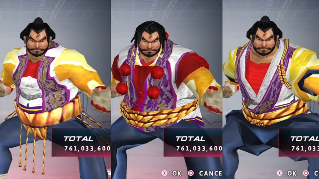 T7 F.R. GANRYU'S CPU DEFAULT P1 & P2 TEXTURES | TEKKEN 8 | Selena 2025 ...