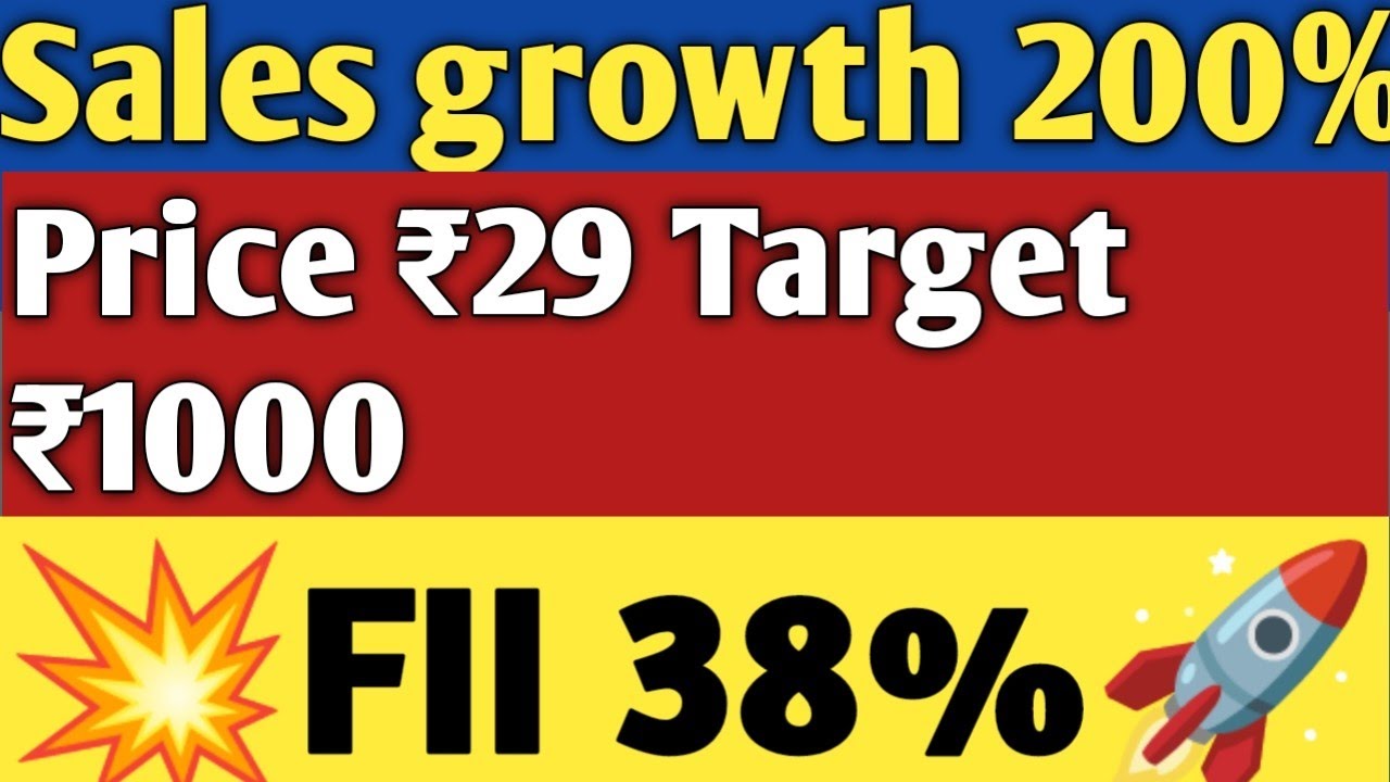 Target ₹1000 का सिर्फ 100 शेयर लेलो 1 करोड़ बनेगा🤑 | best penny stocks ...