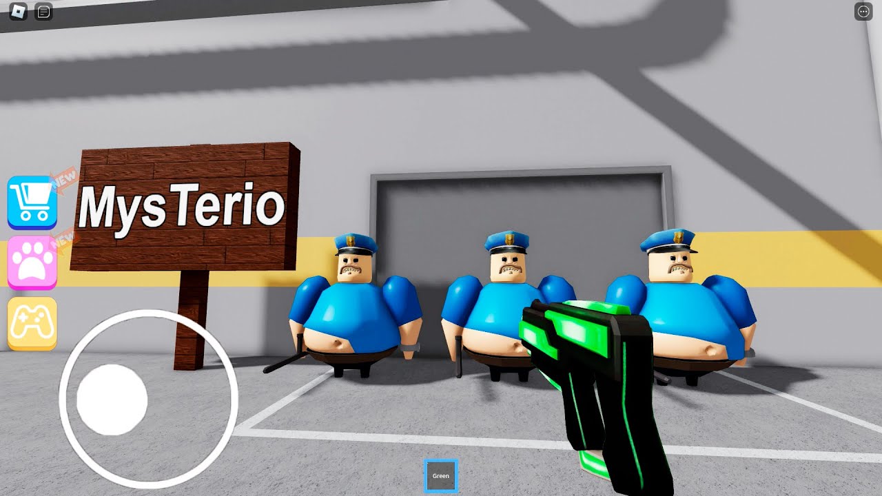 What Happens If I Use The Gun in Barry's Prison Run Obby Roblox? - YouTube