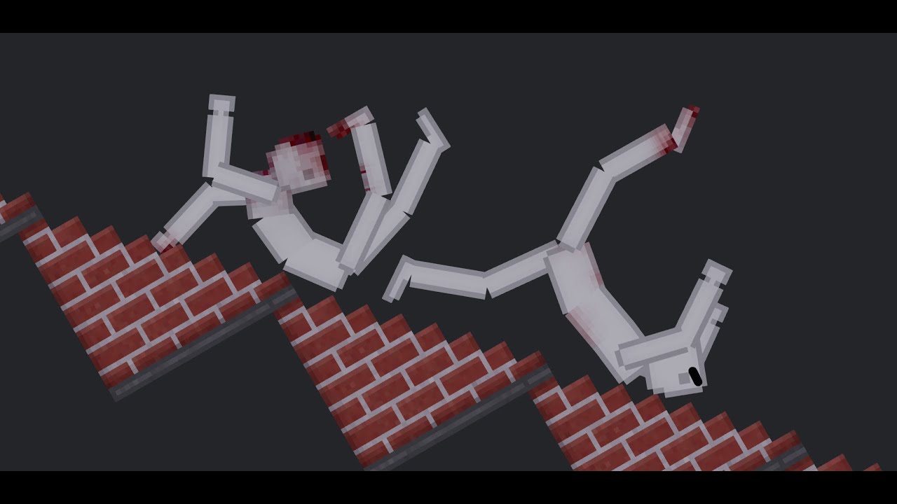 Humans Falling Down The Stairs In People Playground (2) - YouTube