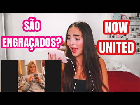 REAGINDO a MOMENTOS ENGRAÇADOS do NOW UNITED! (React) | Aline Borges