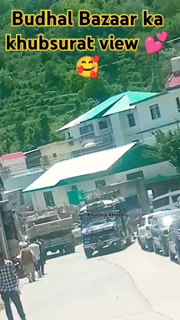 Budhal Bazaar ka khubsurat view 💕🥰/Bazaar Budhal/Budhal city/City view ...