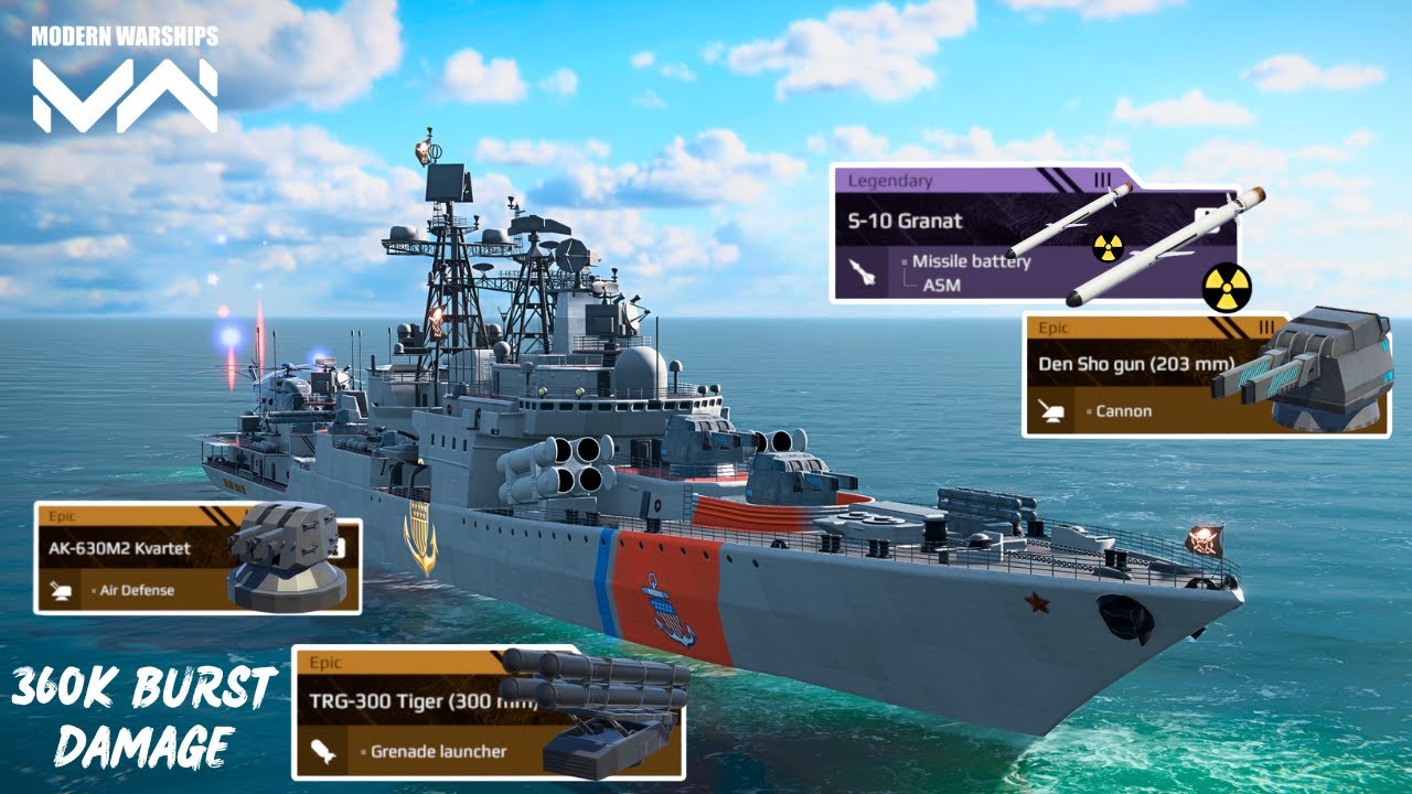 RF ADMIRAL BASISTY - With New Missile S-10 Granat ☢️ 360k BURST DAMAGE ...
