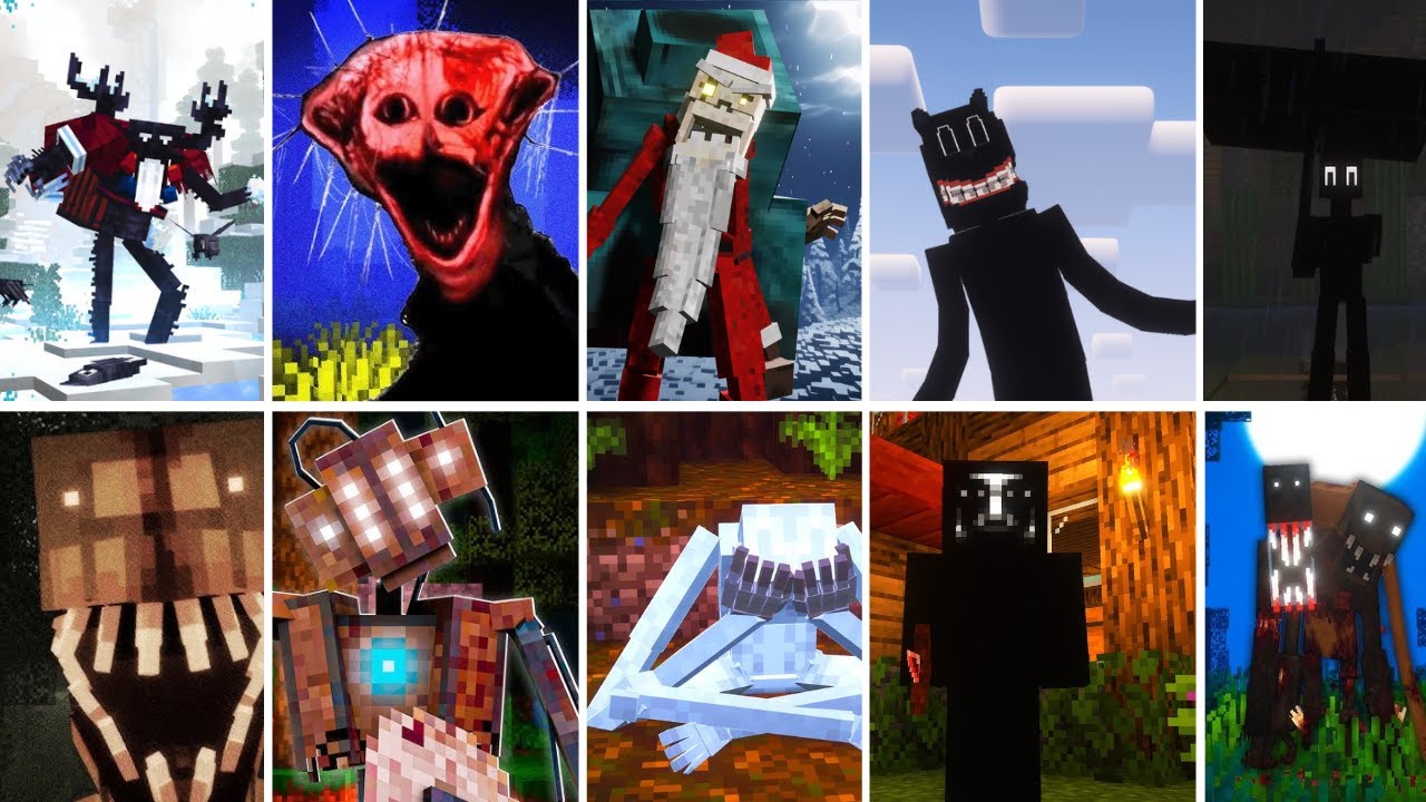 Minecraft Jumpscare Horror Mods - YouTube