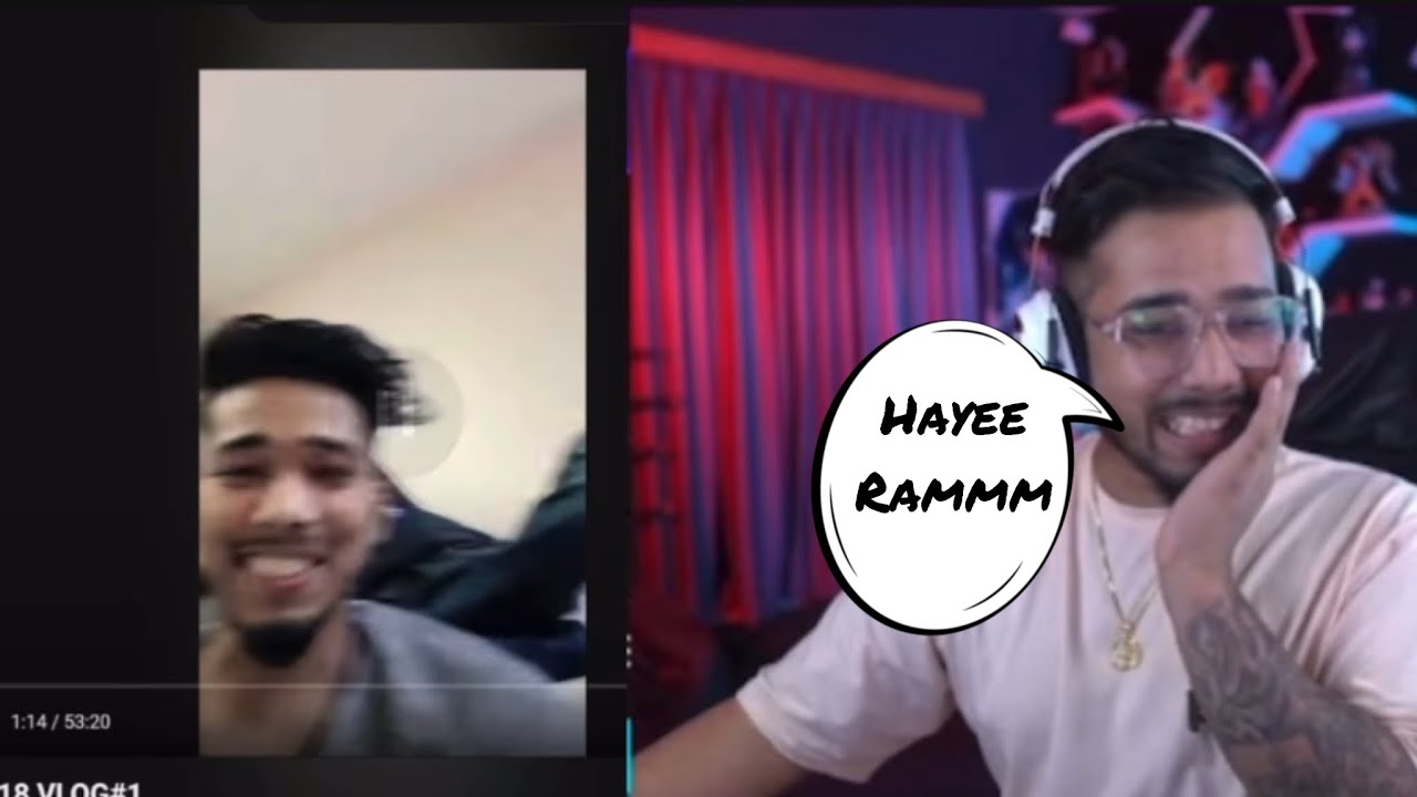 Scout says “haye Ram” after watching his old streams 😂 - YouTube