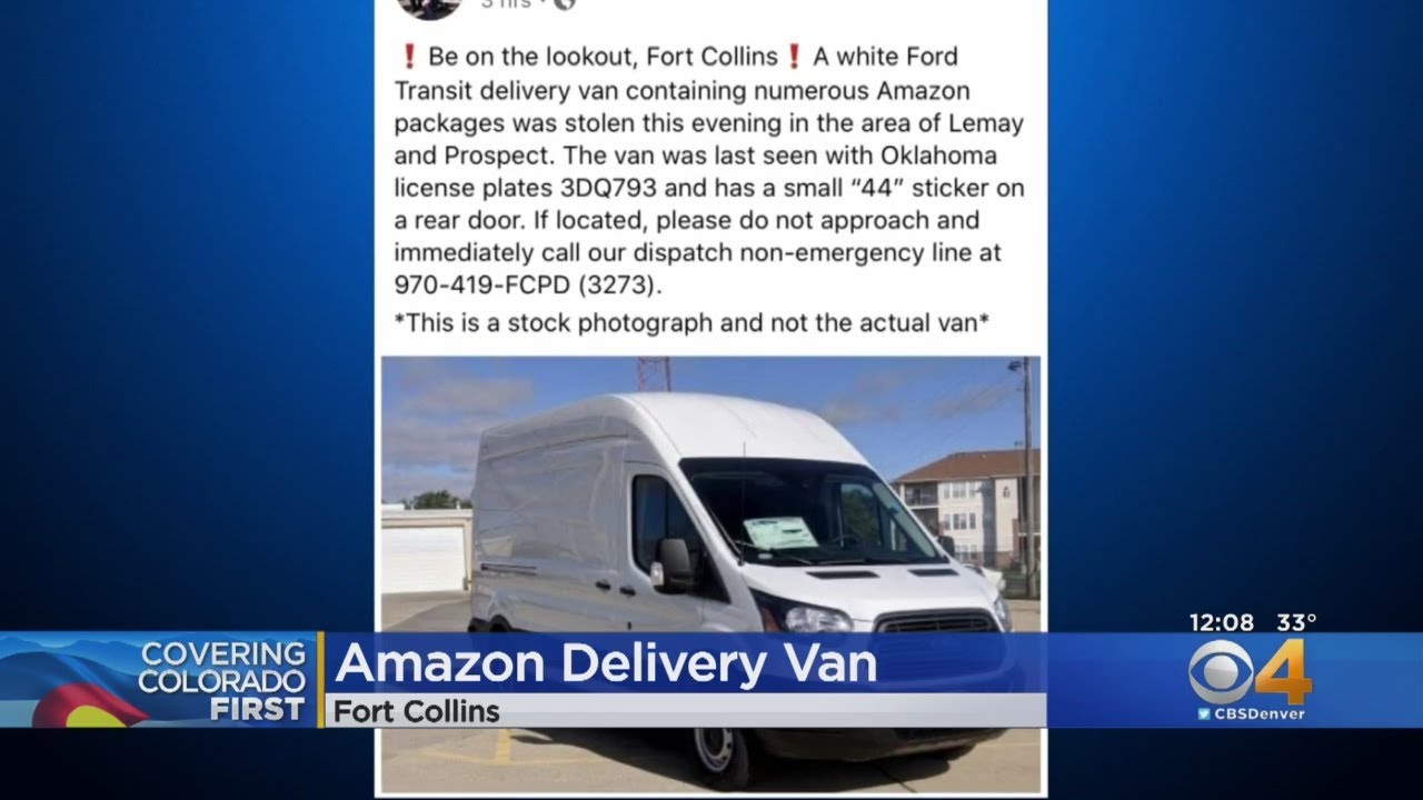 Thieves Steal Amazon Delivery Van - YouTube