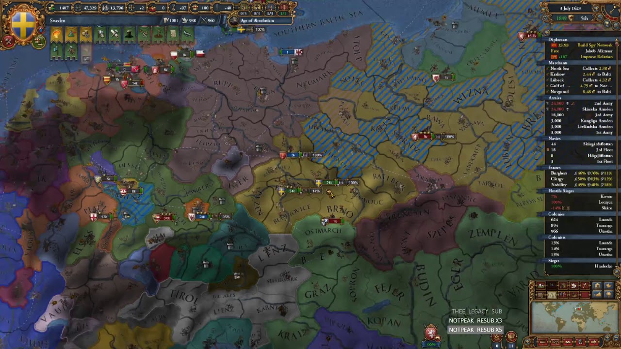 Europa Universalis IV - Sweden - Part 5 (VOD) - YouTube